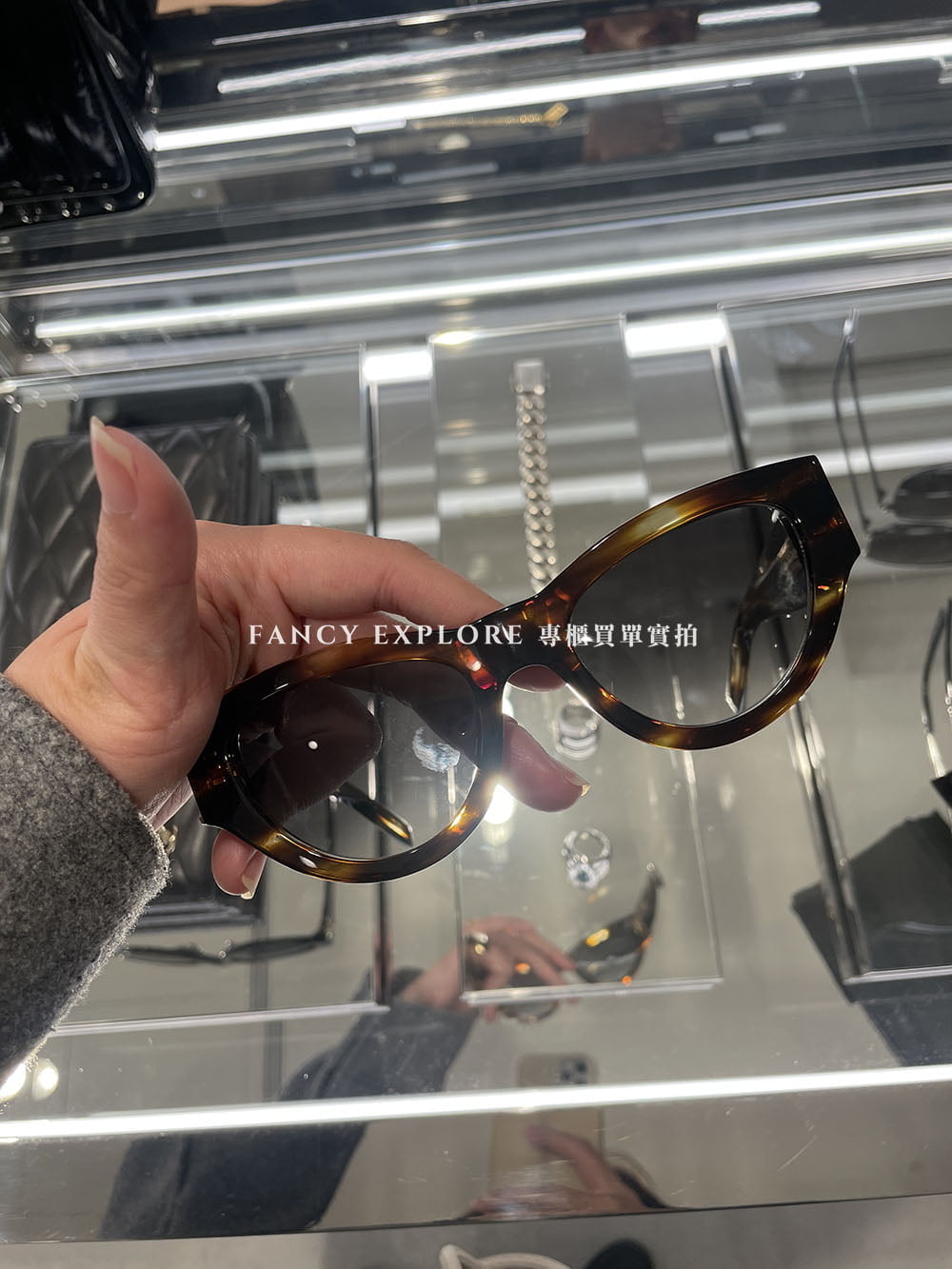 YSL SL M94 太陽眼鏡 琥粕棕 - Fancy Explore Boutique