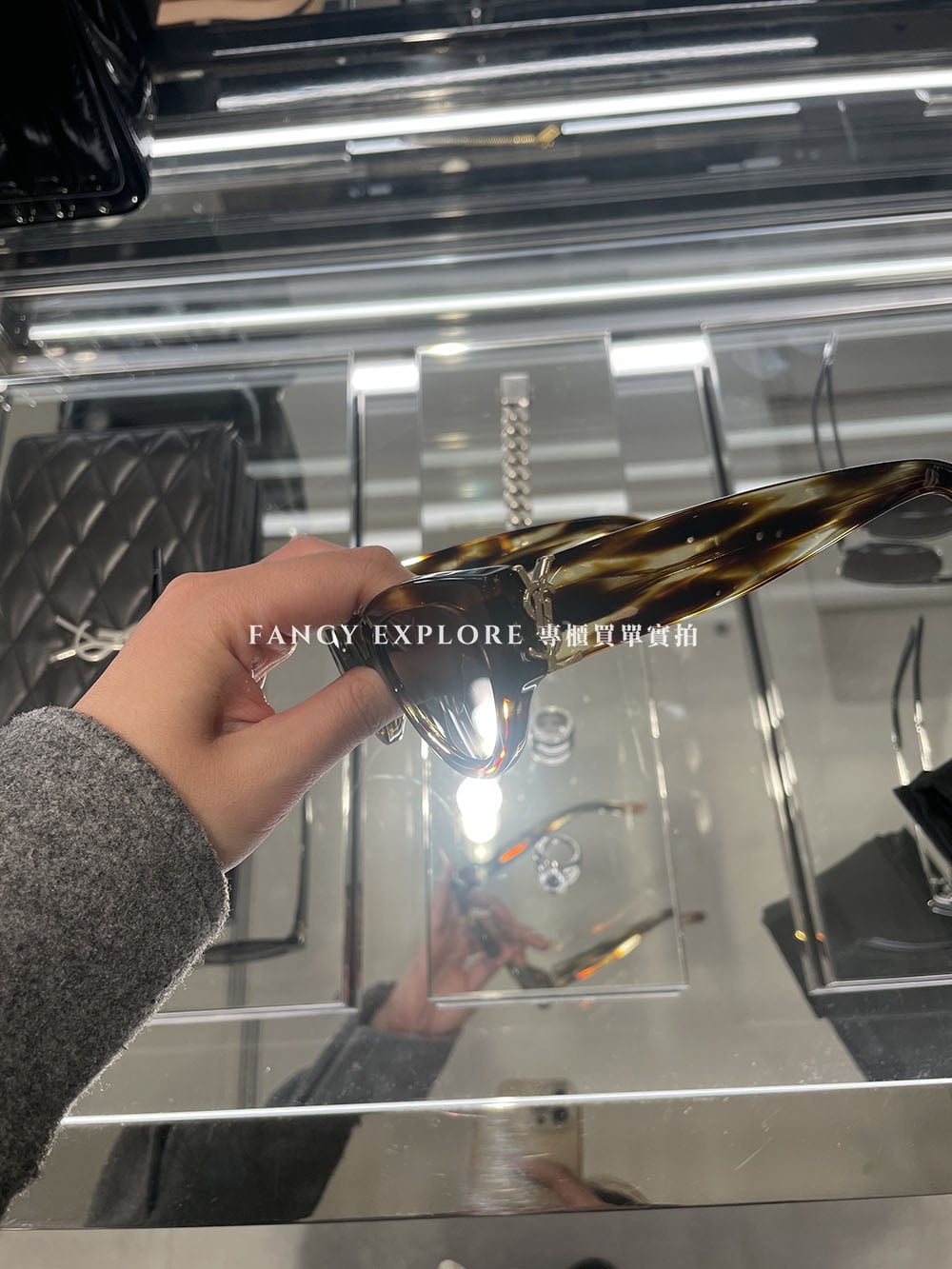 YSL SL M94 太陽眼鏡 琥粕棕 - Fancy Explore Boutique