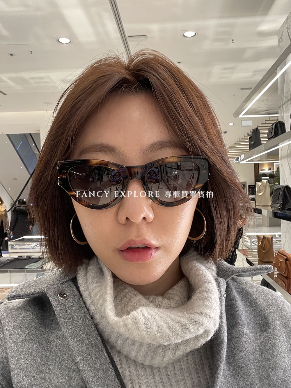 YSL SL M94 太陽眼鏡 琥粕棕 - Fancy Explore Boutique