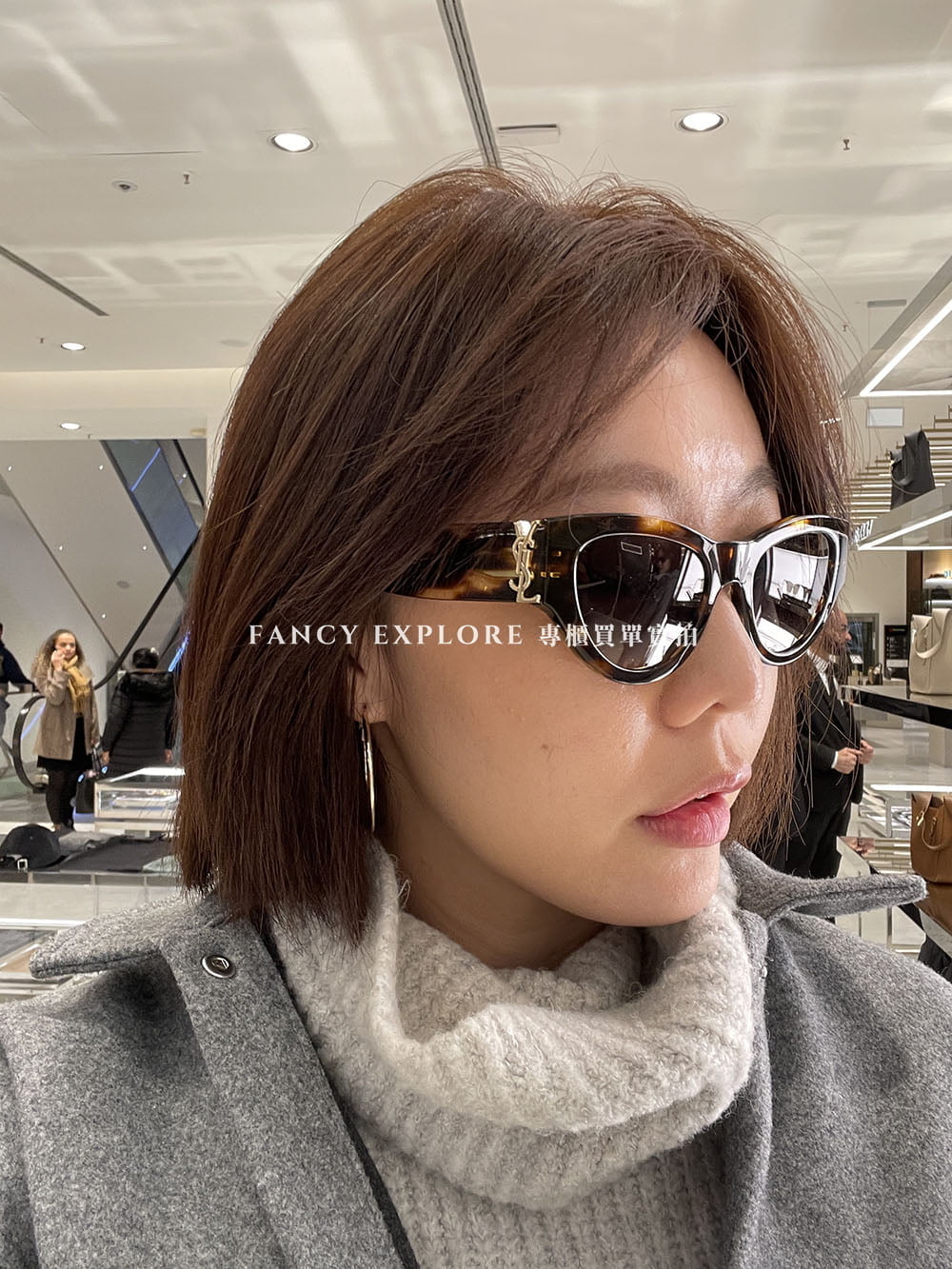 YSL SL M94 太陽眼鏡 琥粕棕 - Fancy Explore Boutique