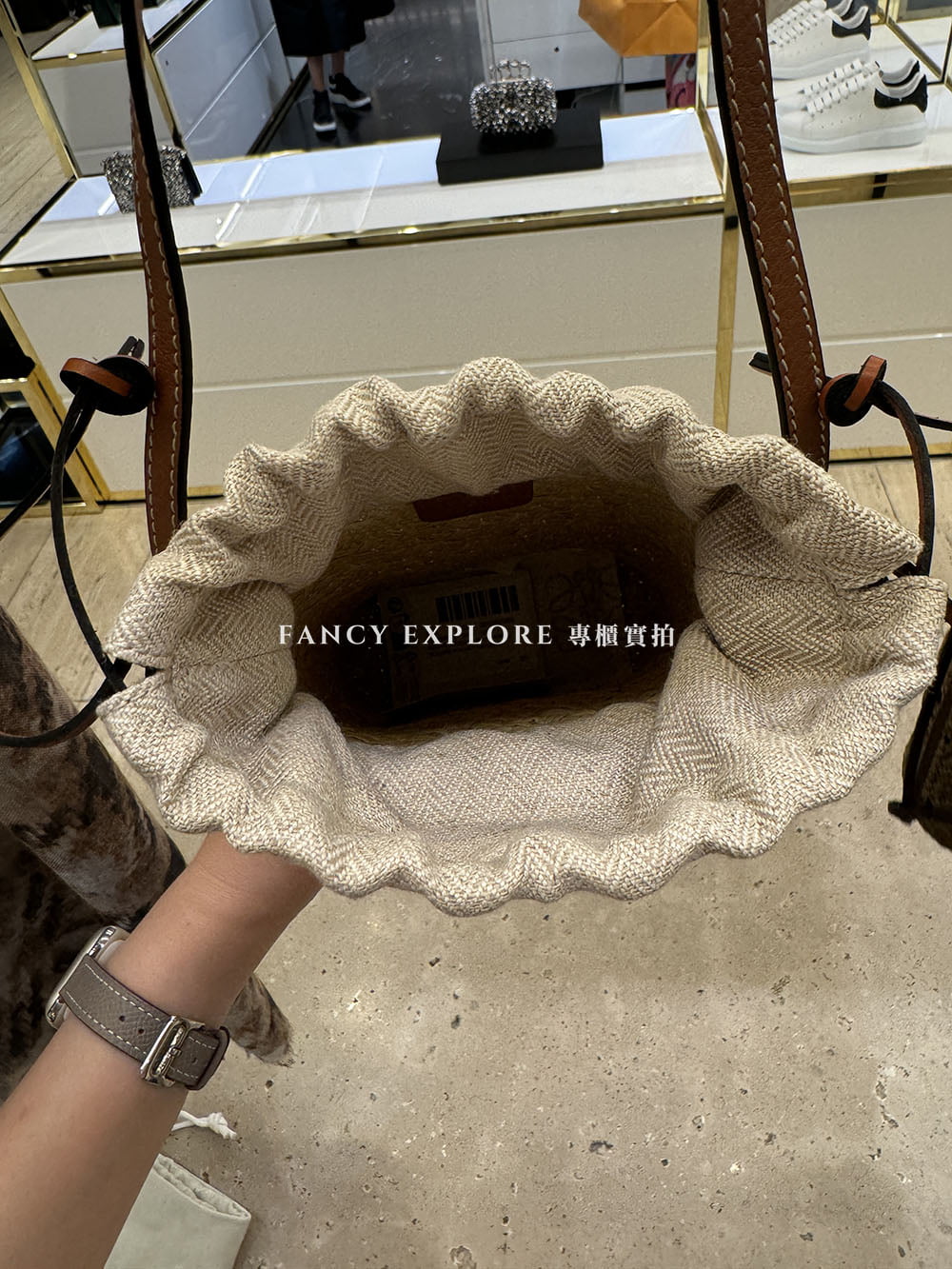 LOEWE SQUARE POCKET 迷你竹籃包 - Fancy Explore Boutique
